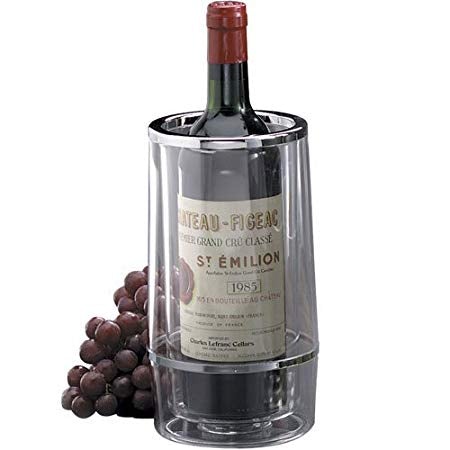 Jual Double Wall Wine COOLER ACRYLIC TRANSPARANT - ICE BUCKET BUCKETS ...
