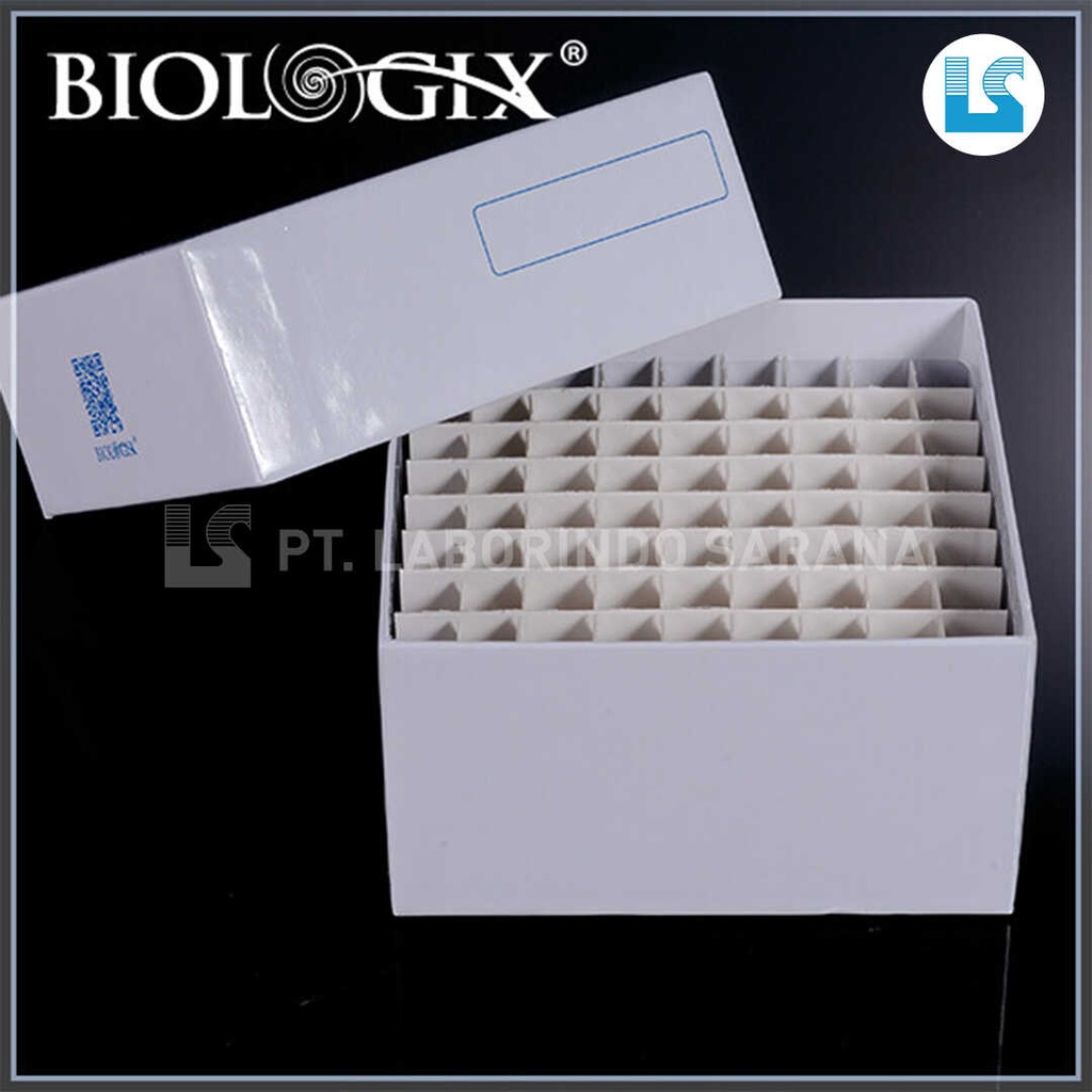 Jual Biologix Cryobox White 3 Inch (box sampel tabung 2 ml) 81 Well ...