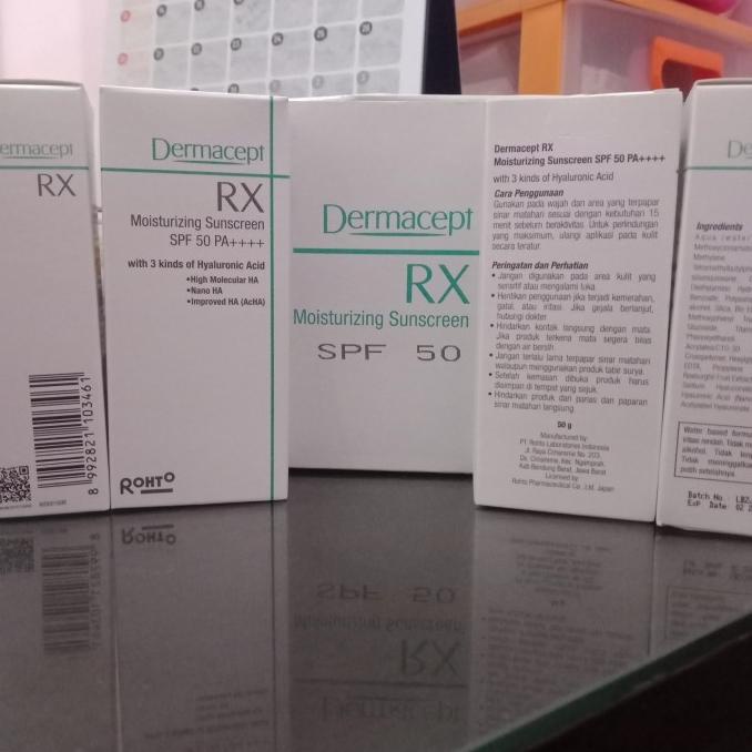 Jual DERMACEPT RX, SPF 50 Moisturizing Sunscreen, ORI, aman,nyaman ...