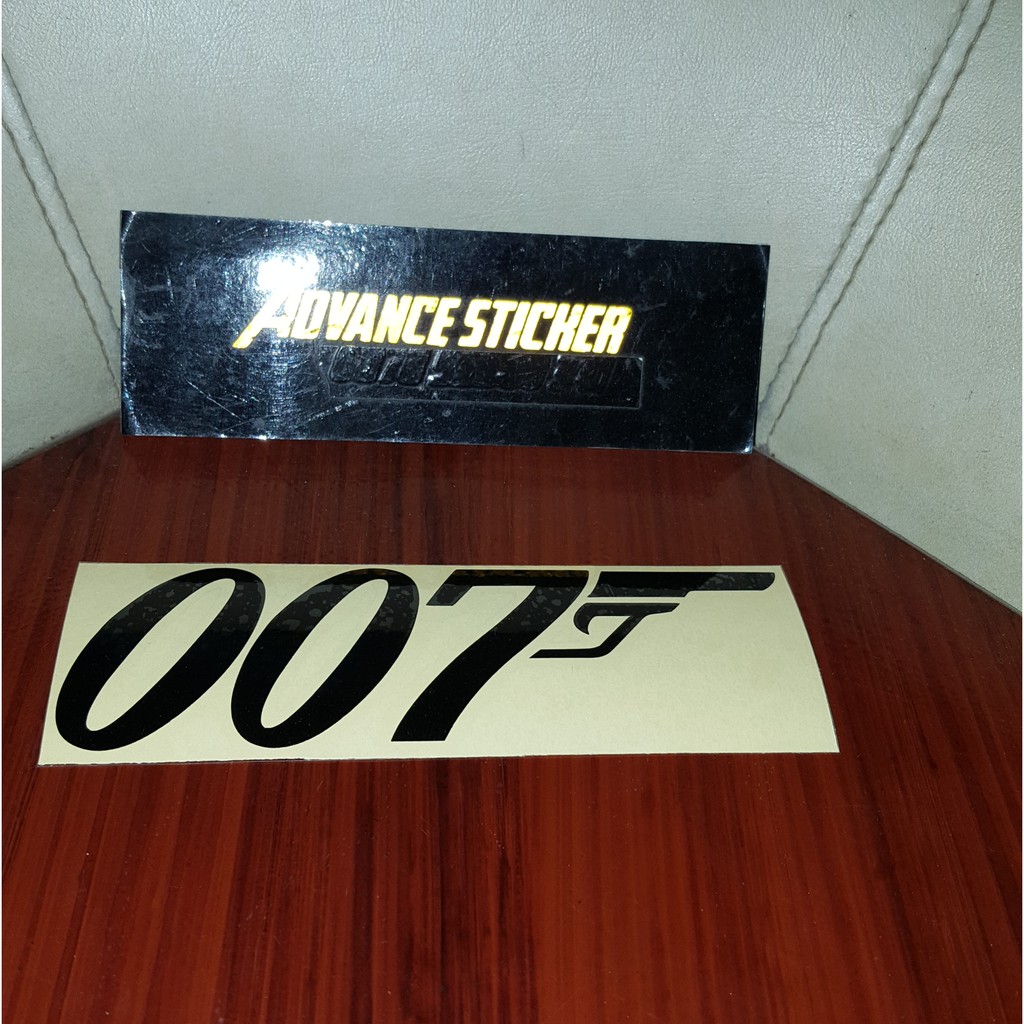 Jual sticker mobil 007 james bond logo | Shopee Indonesia