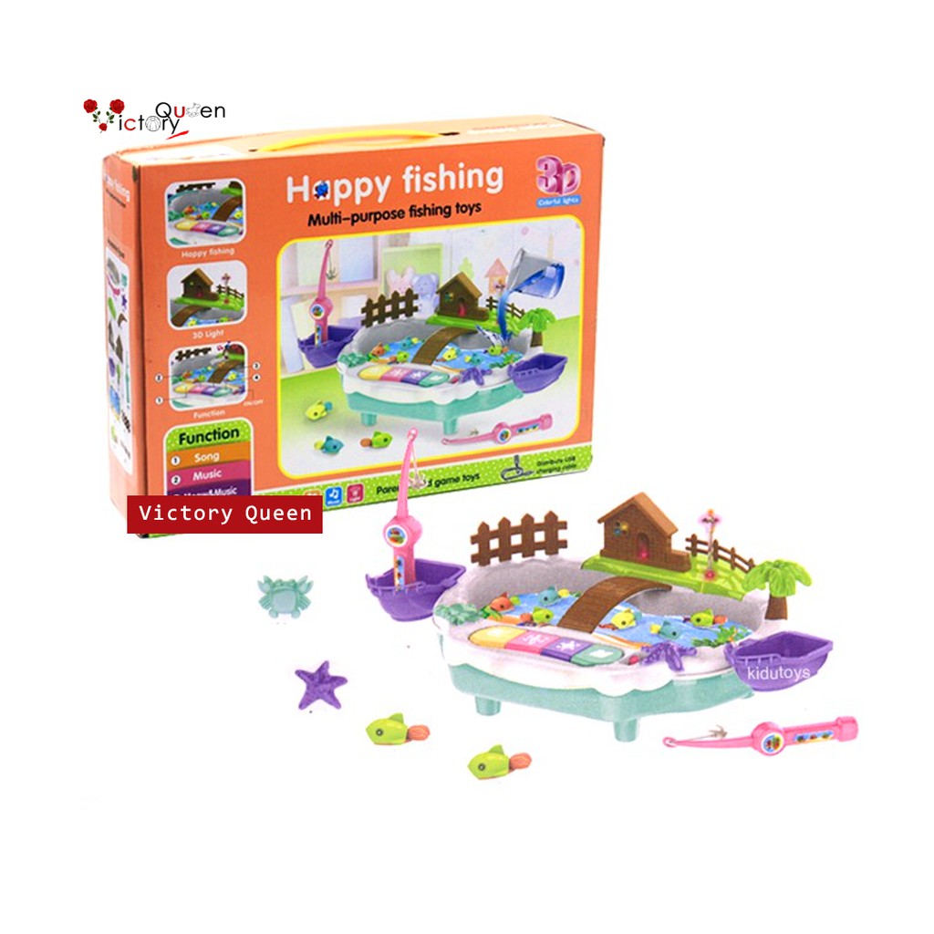 Jual Mainan Memancing Mancing Ikan - Fishing Game Happy [ 25 x 23Cm ...