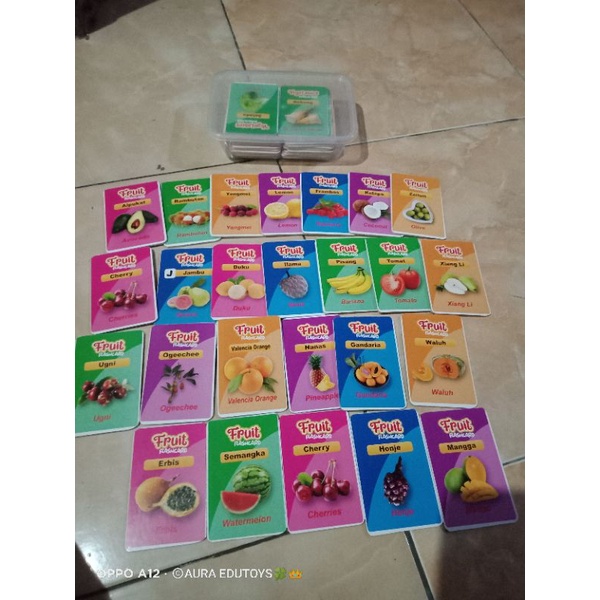 Jual flash card buah buahan | Shopee Indonesia Jual flash card buah buahan | Shopee Indonesia