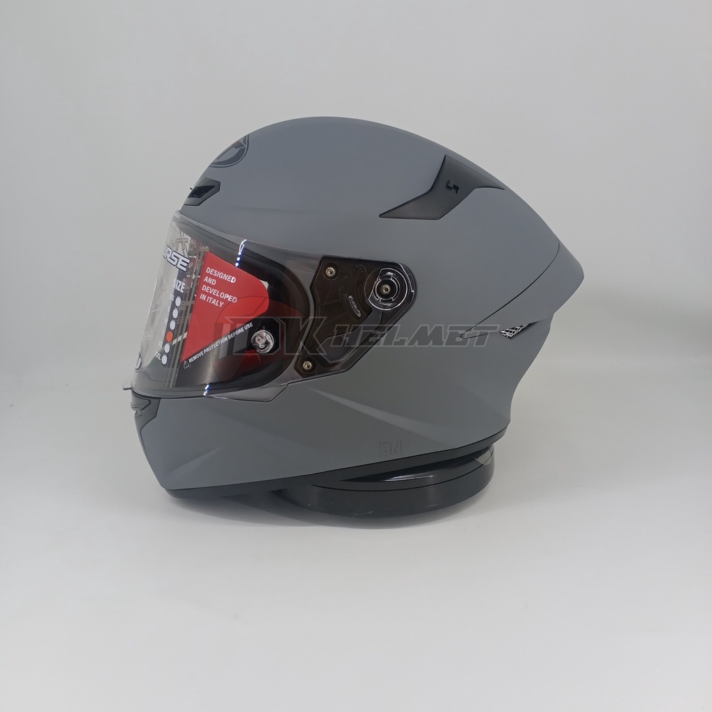 Jual Helm Full Face KYT TT Course TTC Plain Matt Gorila Gorilla Grey ...
