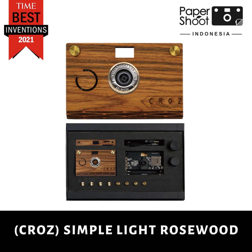 Jual CROZ Simple Light Camera Set (Rosewood) - Paper Shoot Camera ...
