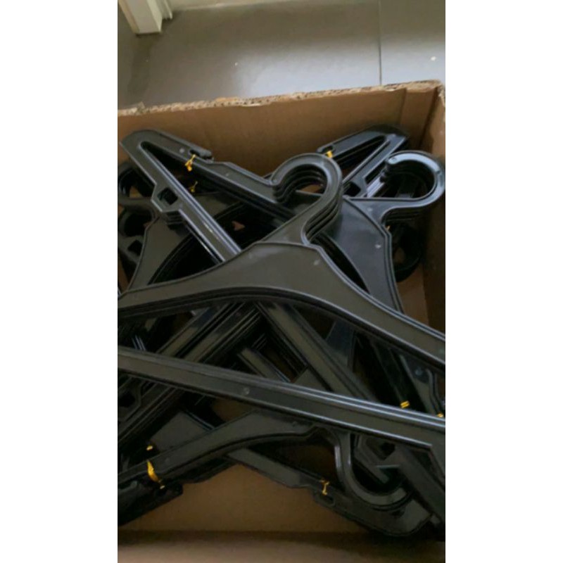 Jual Hanger Hitam Laundry/lusin | Shopee Indonesia