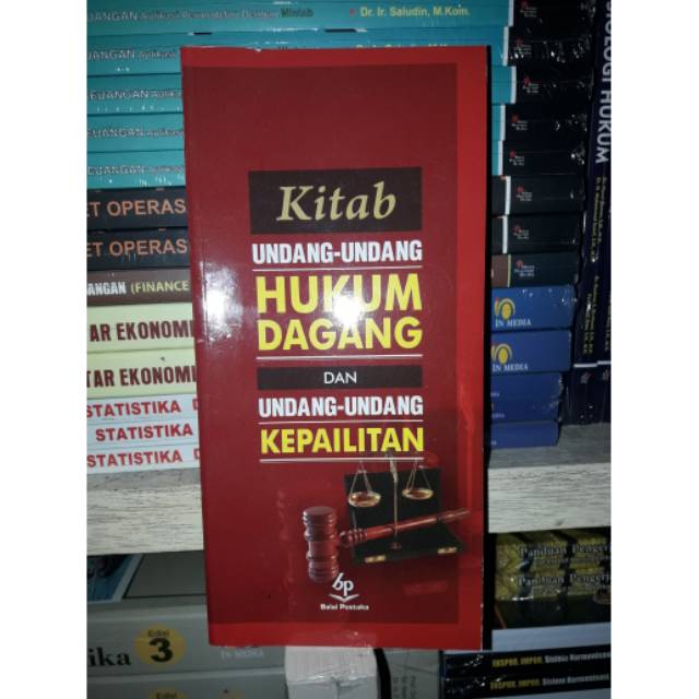 Jual Buku Kitab Undang-Undang Hukum Dagang KUHD Dan Undang-Undang ...