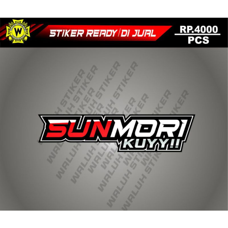Jual Stiker SUNMORI KUY | Shopee Indonesia