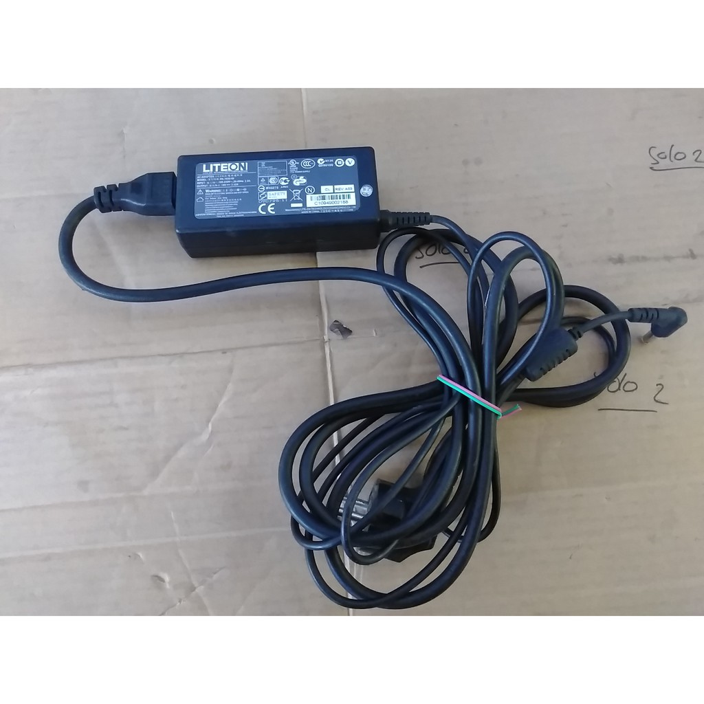 Jual charger ori asli bekas laptop axioo lite on 19v 3.42a pa-1650 axio ...
