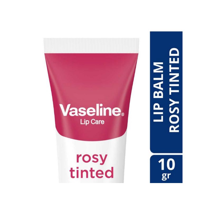 Jual vaseline lip care balm rosy tinted 10g | Shopee Indonesia