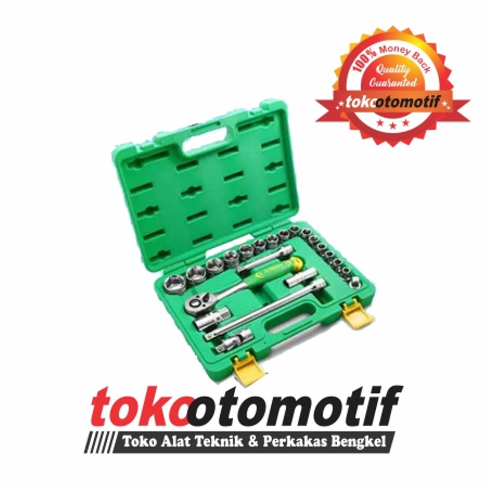 Jual Kunci Sock Set 1/2 " 22 pcs 6pt (Plastik) TEKIRO Japan | Shopee Indonesia