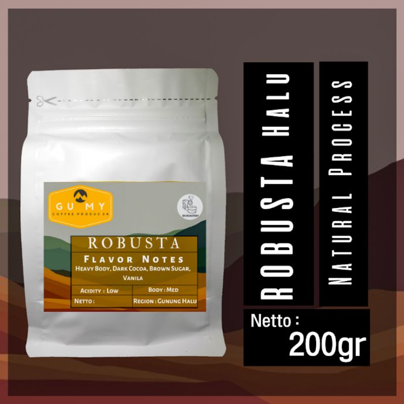 Jual Kopi Halu Robusta (Gununghalu) Coarse, Medium & Fine 200gr // kopi ...