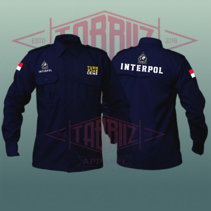 Jual kemeja interpol kemeja pdh interpol seragam pdh lapangan interpol ...
