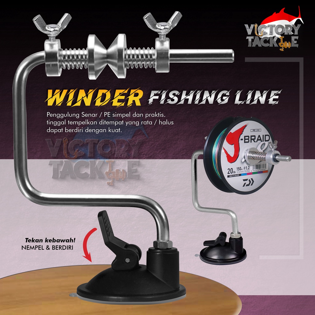 Jual FIRELOCK FISHING LINE RECYCLE SPOOLER ALAT PENGGULUNG BENANG ...