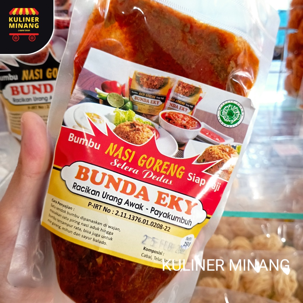 Jual Bumbu Nasi Goreng Siap Saji Bunda Eky Super Pedas 250g Asli Oleh ...