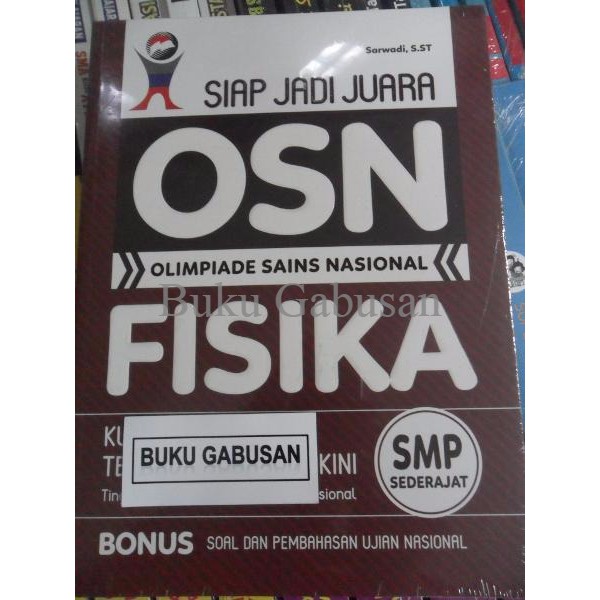 Jual Buku Siap Jadi Juara Osn Olimpiade Sains Nasional Fisika Smp Hn | Shopee Indonesia