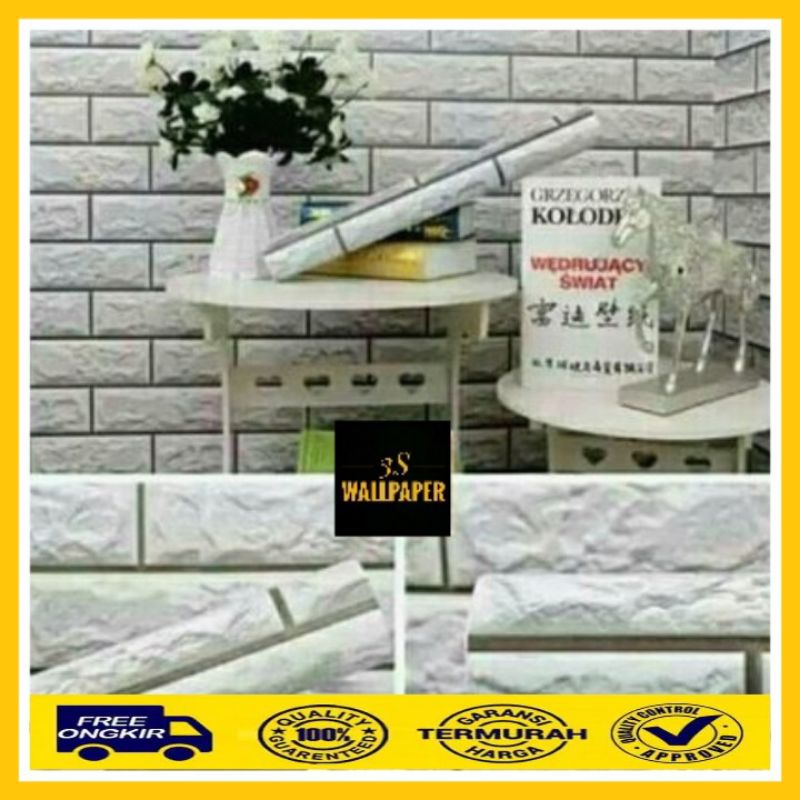 Jual Wallpaper Dinding Ruang Tamu Salur Polkadot Hijau Pink Bata Hk Wallpaper Wallpaper Sticker ...