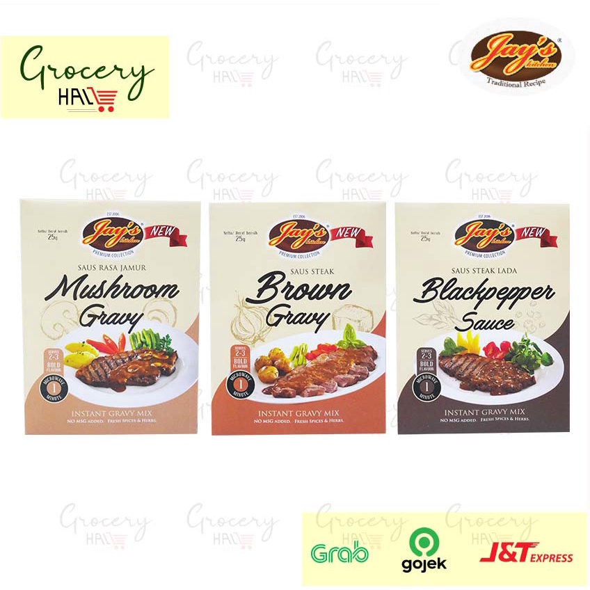 Jual JAY'S KITCHEN STEAK SAUCE MIX 25 GRAM - SAUS STEAK INSTANT ...