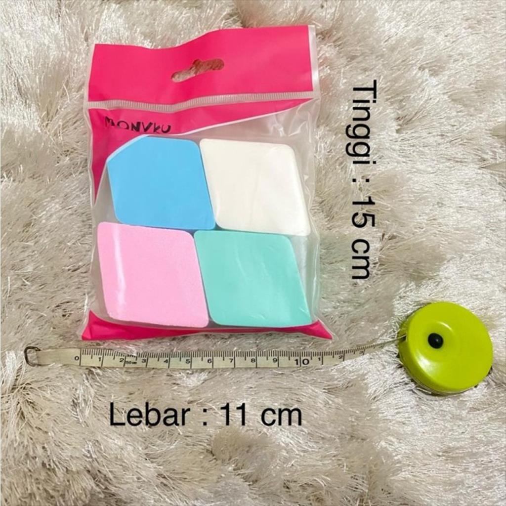 Jual Rembuk /Spons Make Up Warna Isi 4 (LATEX) | Shopee Indonesia