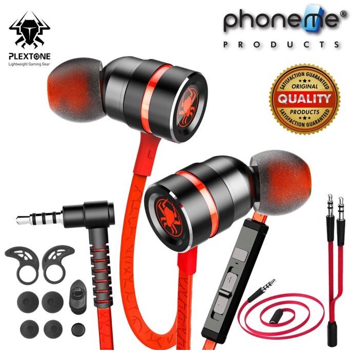 Jual PLEXTONE G20 Gaming Headset Bass Earphone 100% ORIGINAL - Merah ...