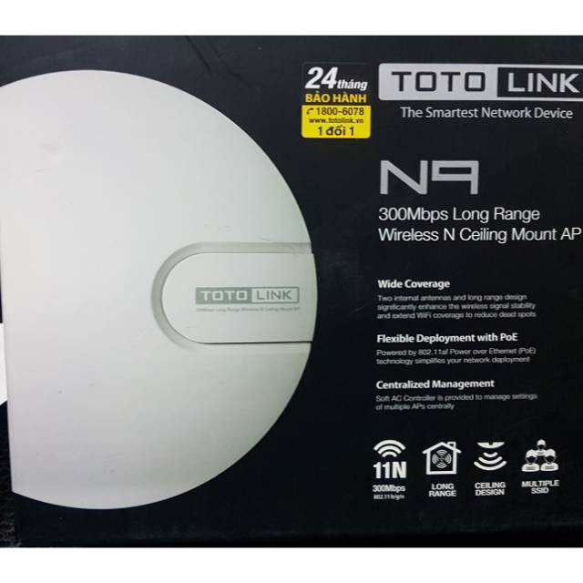 Jual TOTOLINK N9 Access Point AP 300Mbps Long Range | Shopee Indonesia