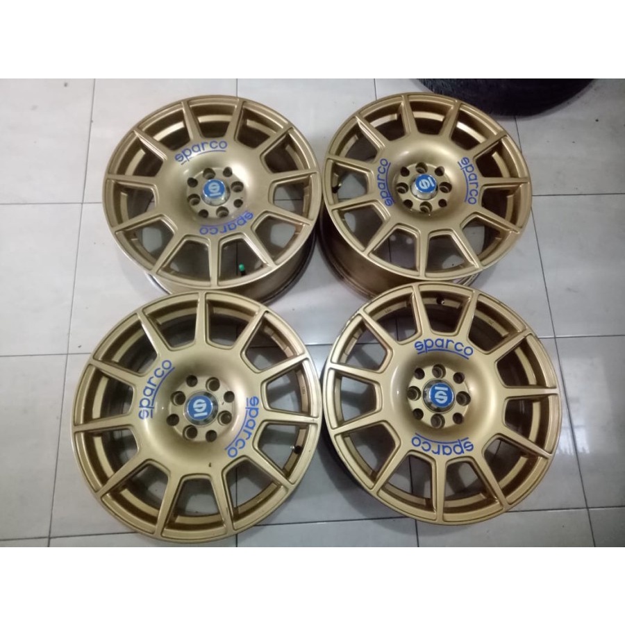 Jual Velg Second SPARCO Ring 17X7,5 baud 4X100-114,3 ET45 | Shopee ...