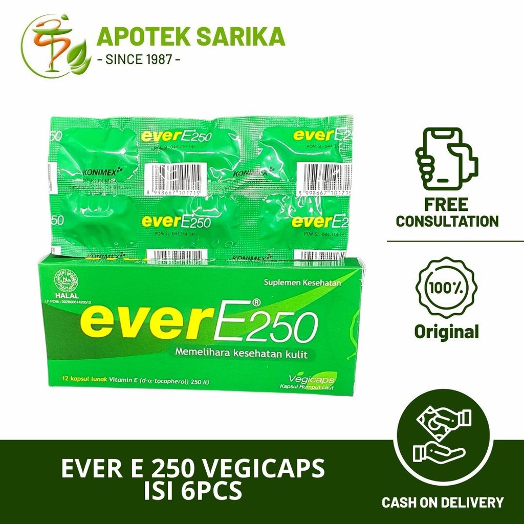 Jual Ever E 250IU 1 strip isi 6pcs (meningkatkan kesuburan ...