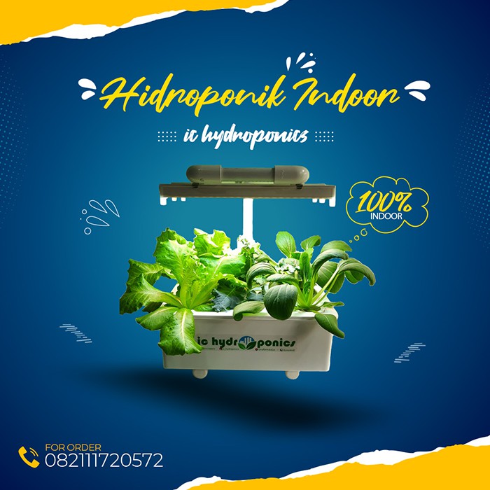Jual Hidroponik Indoor Set / Hydroponic Starterkit Growlight - RAWIKARA ...