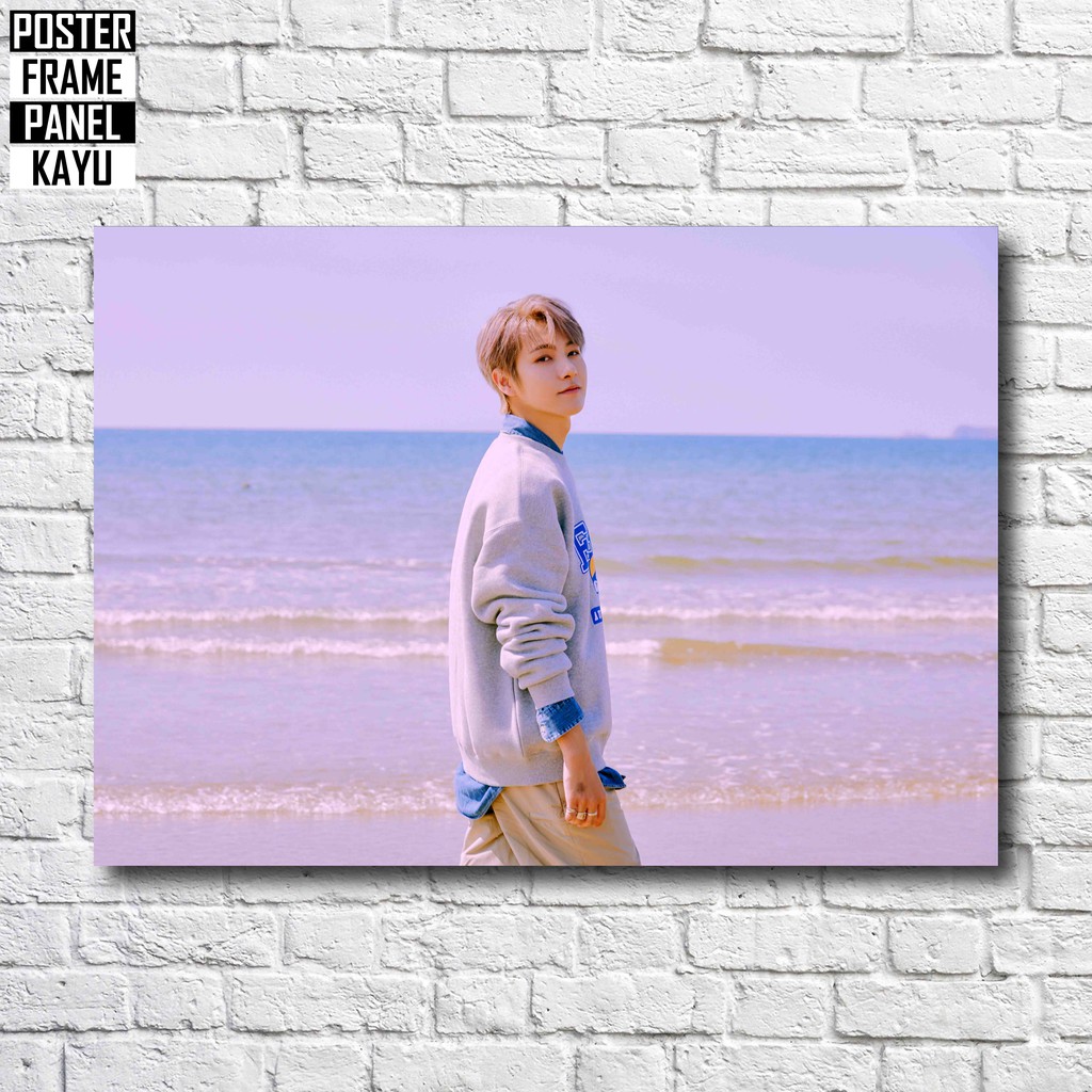 Jual Poster NCT U Renjun From Home Resonance Part 1 Frame Kayu Solid A4 ...