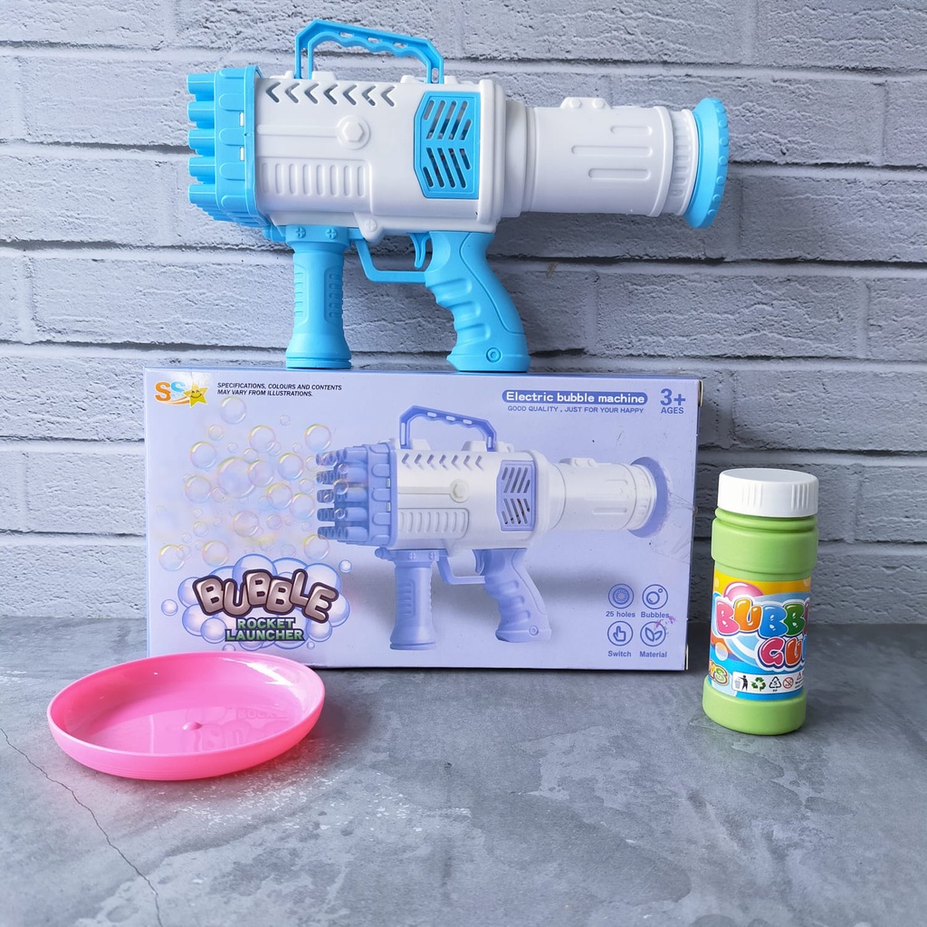 Jual Mainan Anak Pistol Bubble Bazooka 25 Lubang ~ BAZOKA BUBBLE GUN ...
