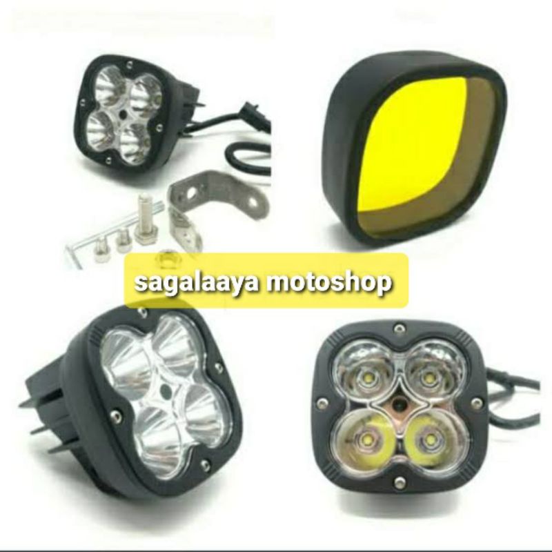 Jual Lampu sorot Led kabut L4Z atau MB4 touring model off road 4x4 ...
