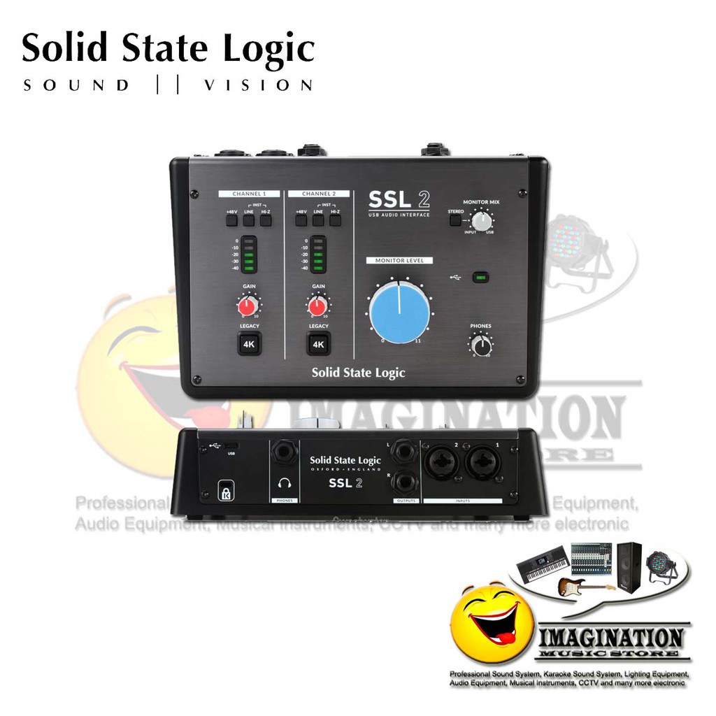 Jual Solid State Logic SSL2 2x2 USB Audio Interface | Shopee Indonesia