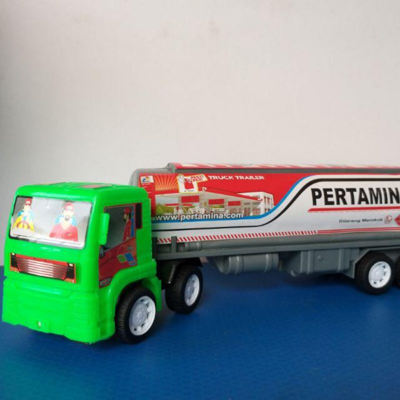 Jual BISA COD!!MAINAN TRUK PERTAMINA GANDENG / MAINAN TRUK GANDENG ...