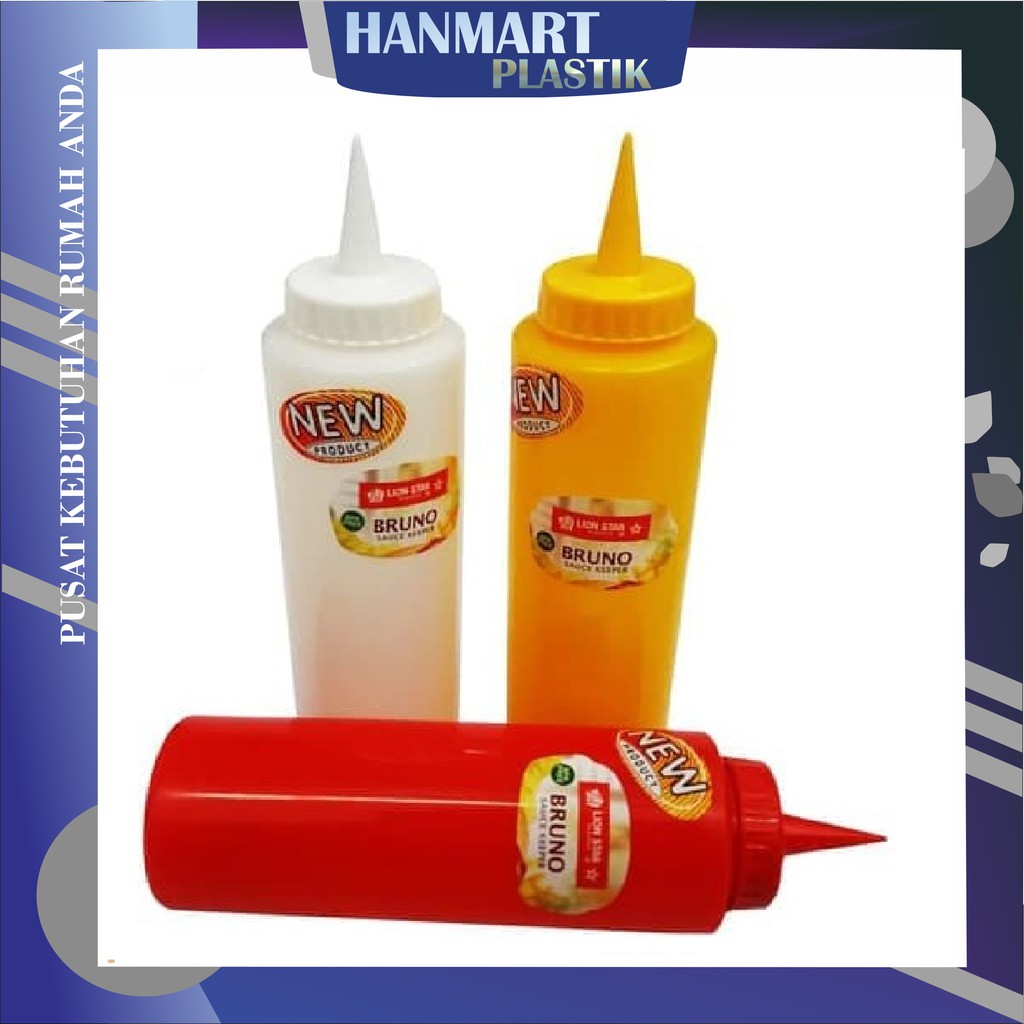 Jual Hanmart Plastik Bruno Sauce Keeper 425ml TS-54 Lion Star Tempat ...