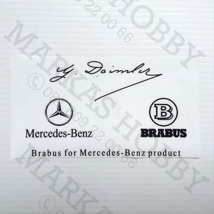 Jual Stiker / Sticker Brabus for Mercedes-Benz Product ( Tempel Dalam ...