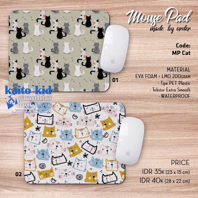 Jual Mouse Pad Lucu Unyu Custom Design Bebas Desain Sesuka2 Pemesan ...