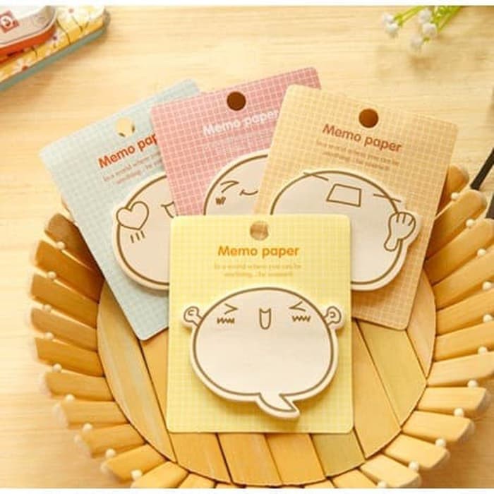 Jual Sticky Notes / Memo Stick Lucu Motif Ekspresi Kotak Dialog (20 ...