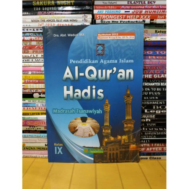 Jual Buku pendidikan agama islam al quran hadis untuk madrasah tsanawiyah kelas 3 SMP kurikulum ...