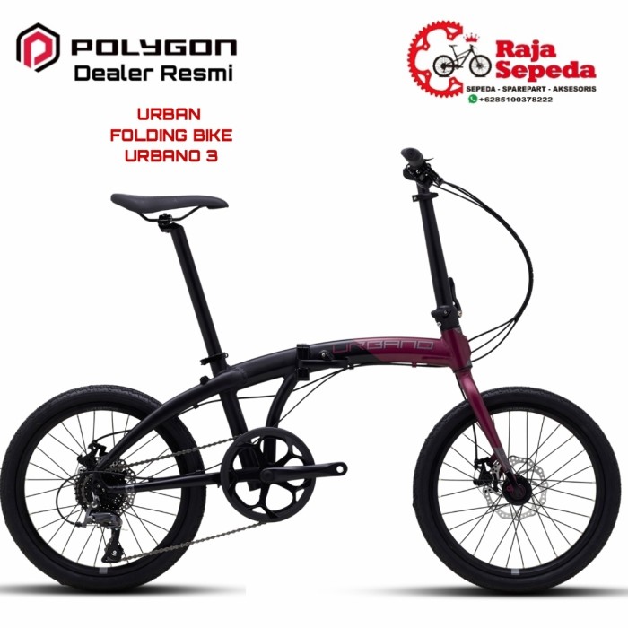 Jual SEPEDA LIPAT POLYGON URBANO 3 20INCH | Shopee Indonesia