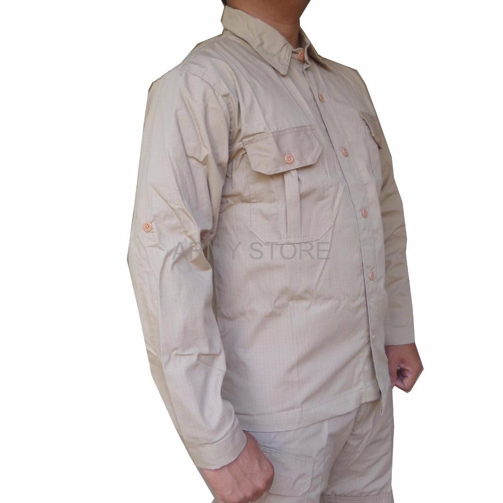 Jual baju outdoor lapangan kemeja pdl dinas | Shopee Indonesia
