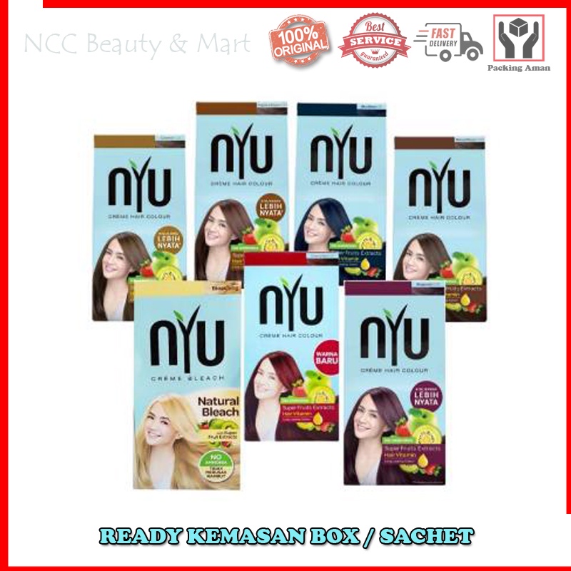 Jual [BOX] * NCC * Nyu Hair Color Pewarna Semir Rambut No Amonia Long ...