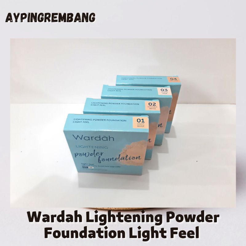 Jual Wardah Lightening Powder Foundation Light Feel (kemasan baru ...