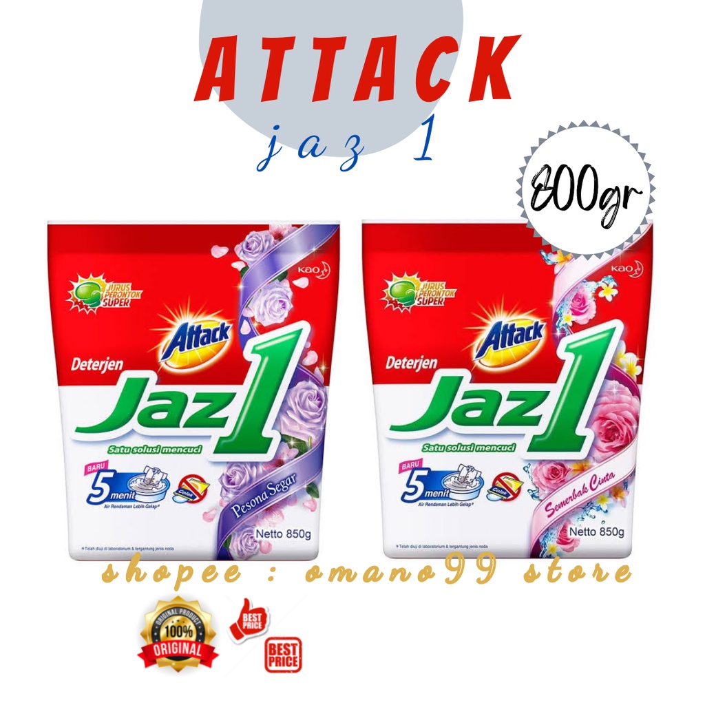 Jual Attack Jaz 1 Bubuk 800 Gram All Varian | Shopee Indonesia
