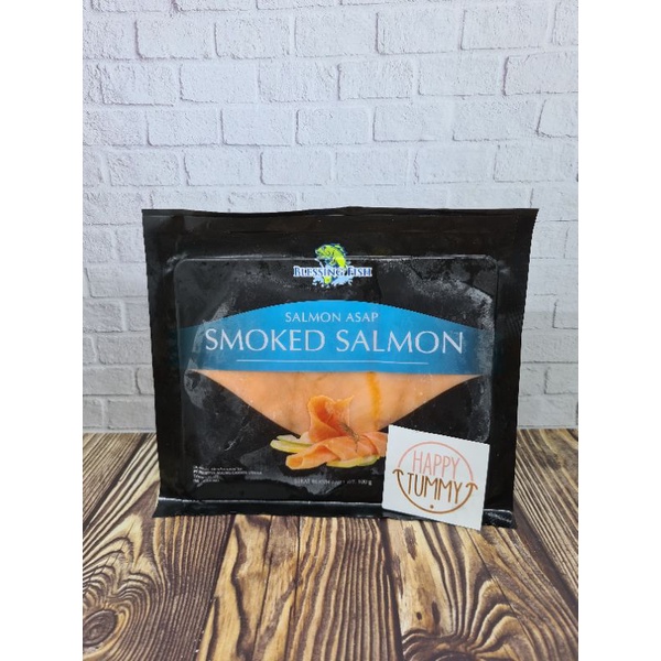 Jual Smoked salmon 100gr blessing fish ikan asap halal | Shopee Indonesia