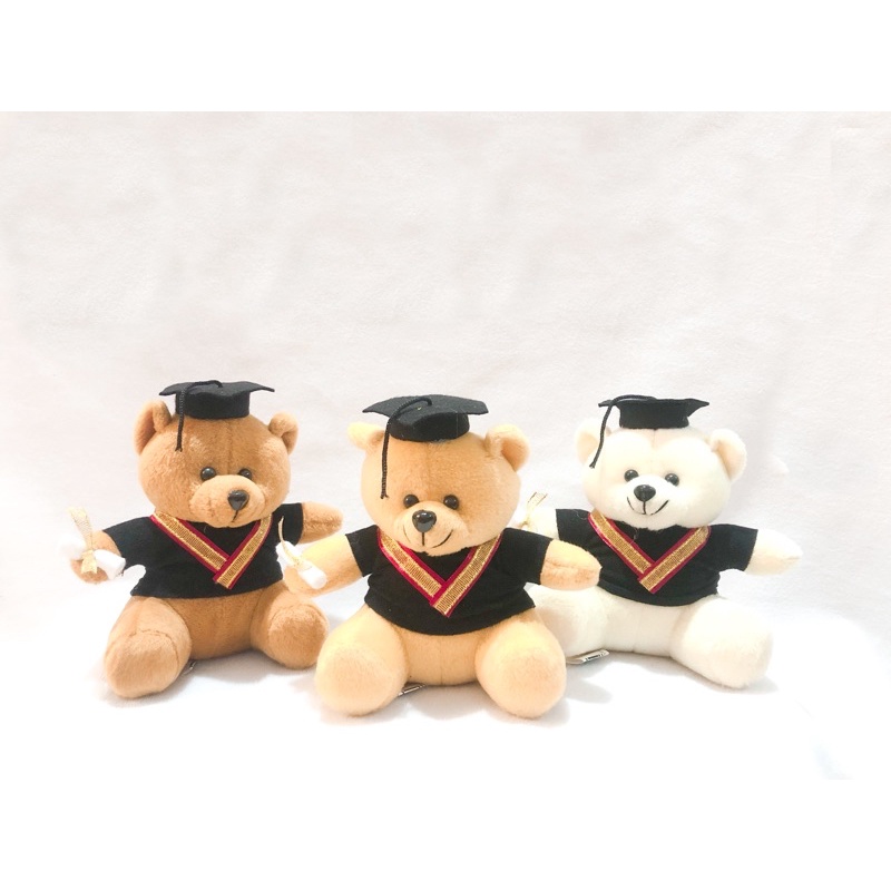 Jual READY Boneka wisuda / graduation 14cm untuk buket bunga atau piala ...