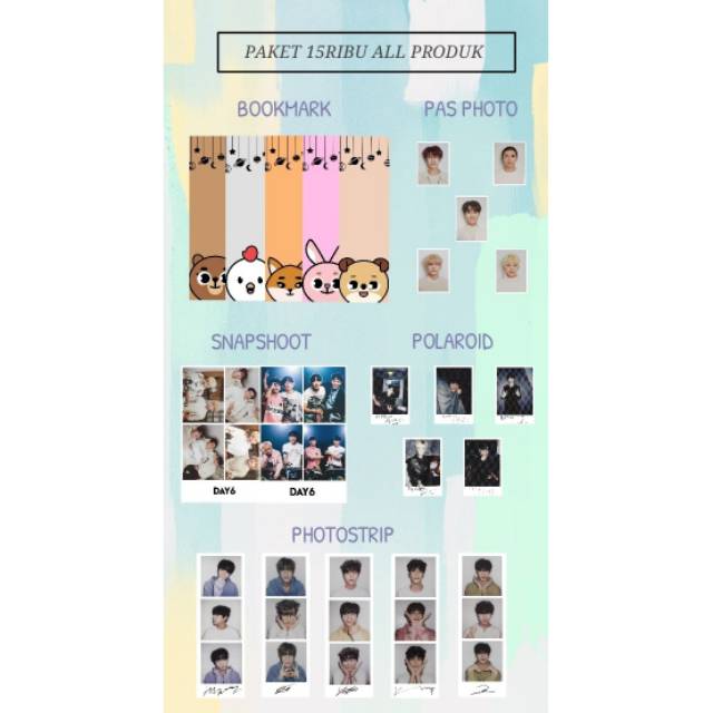 Jual DAY6 Unofficial Kit Set | Shopee Indonesia