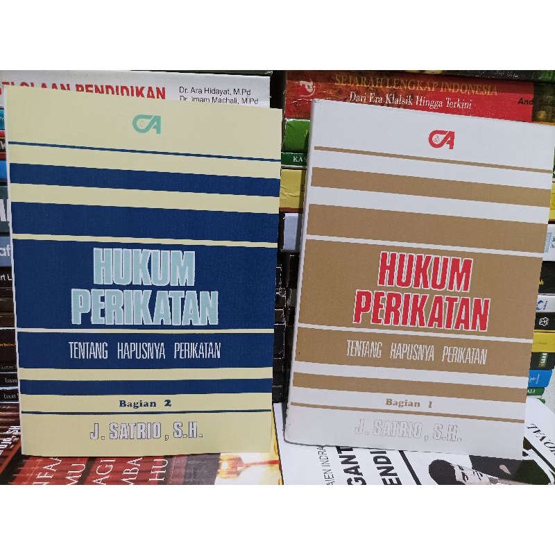 Jual HUKUM PERIKATAN TENTANG HAPUSNYA PERIKATAN BAGIAN 1 DAN 2 j ...