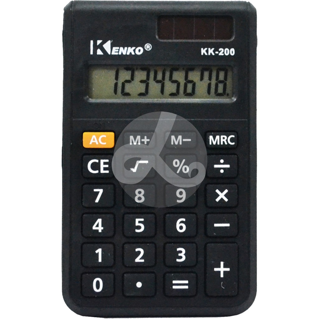 Jual Kalkulator Kenko Pocket Practical Calculator Kenko KK-200 KK-200 ...