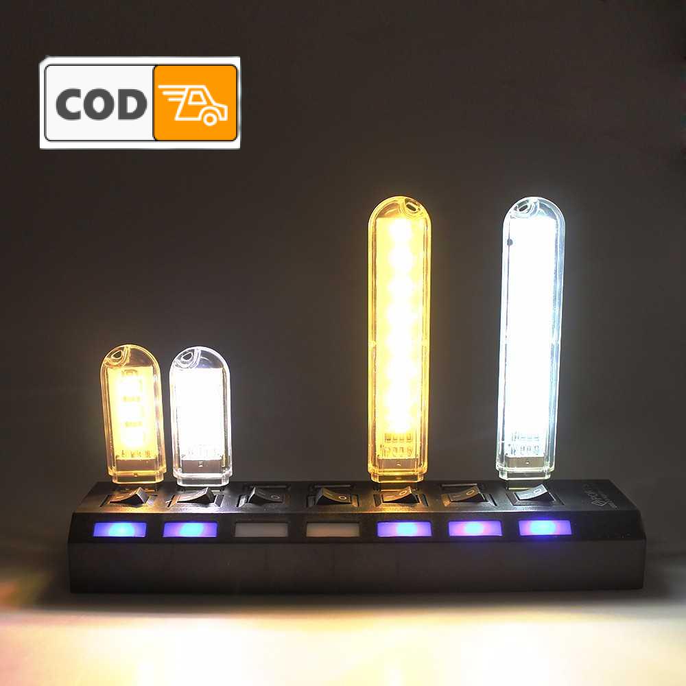 Jual Lampu USB 8 Mata LED Strip Portable 5V Putih Super Terang Tahan ...