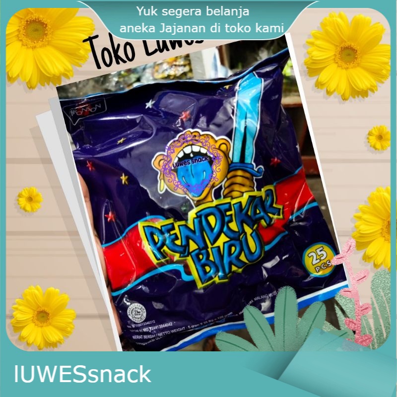 Jual pendekar biru isi 25pcs-permen jadul-permen lolipop-permen anak ...