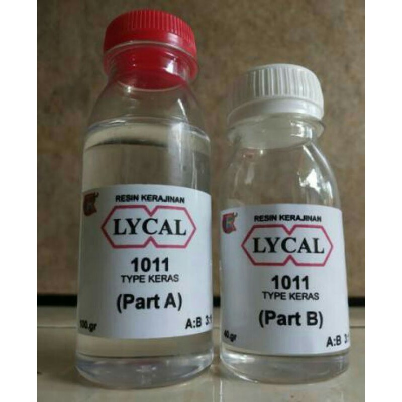 Jual Resin lycal 1011 135 gr super keras ( 1 paket ) | Shopee Indonesia